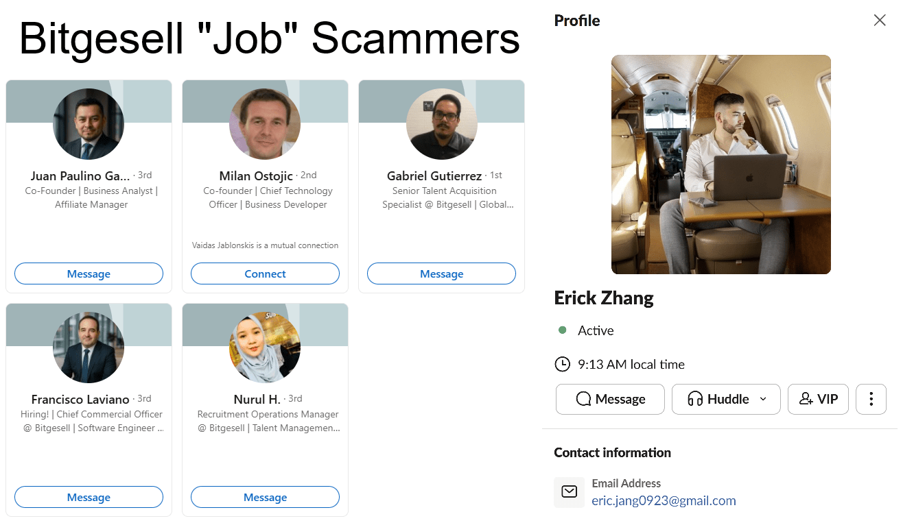 Scam Alert: My Strange Encounter with the “Bitgesell” Job Offer That Didn’t Add Up - Horkan