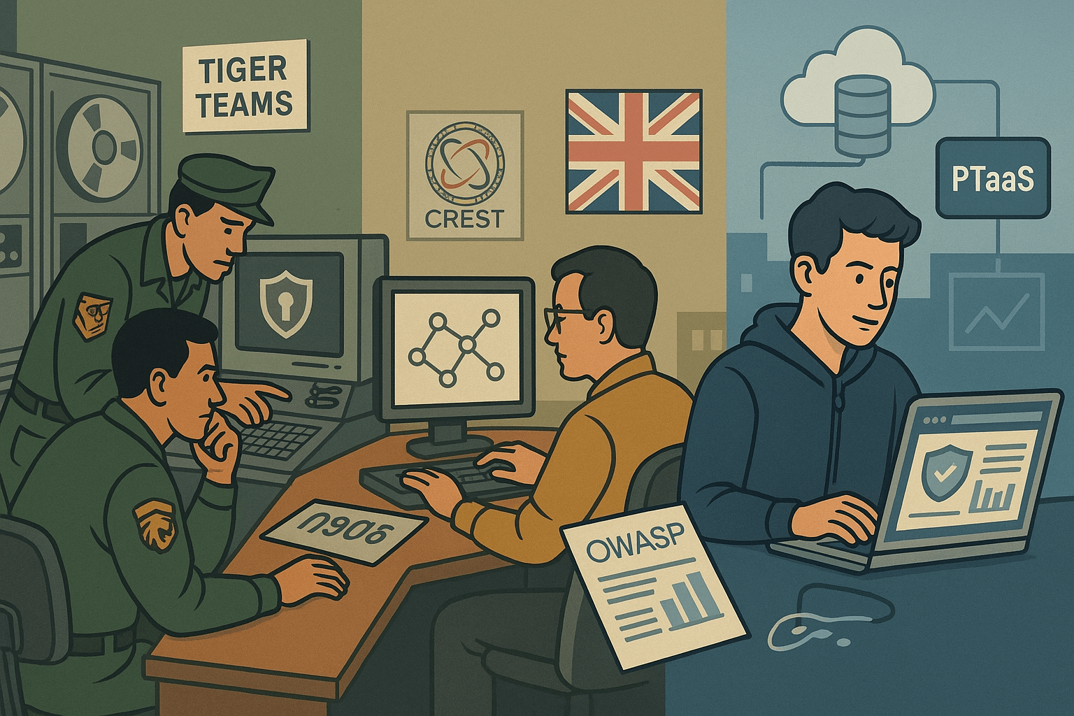 A Brief History of Penetration Testing: From Tiger Teams to PTaaS - Horkan